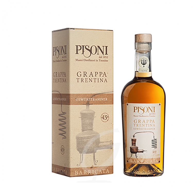 Grappa Barricata Gewürztraminer Pisoni